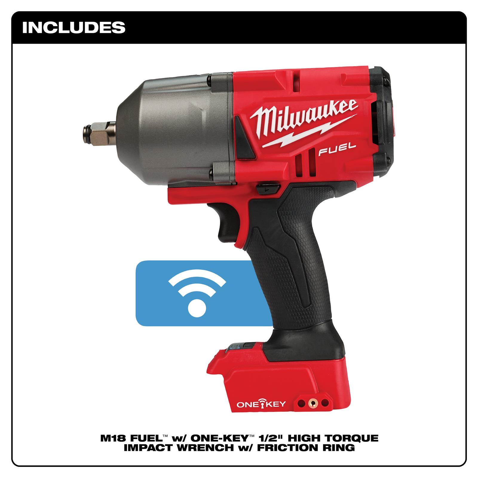 Milwaukee Tool 2863-20 Milwaukee M18 FUEL ONE-KEY High-Torque 1/2 in ...