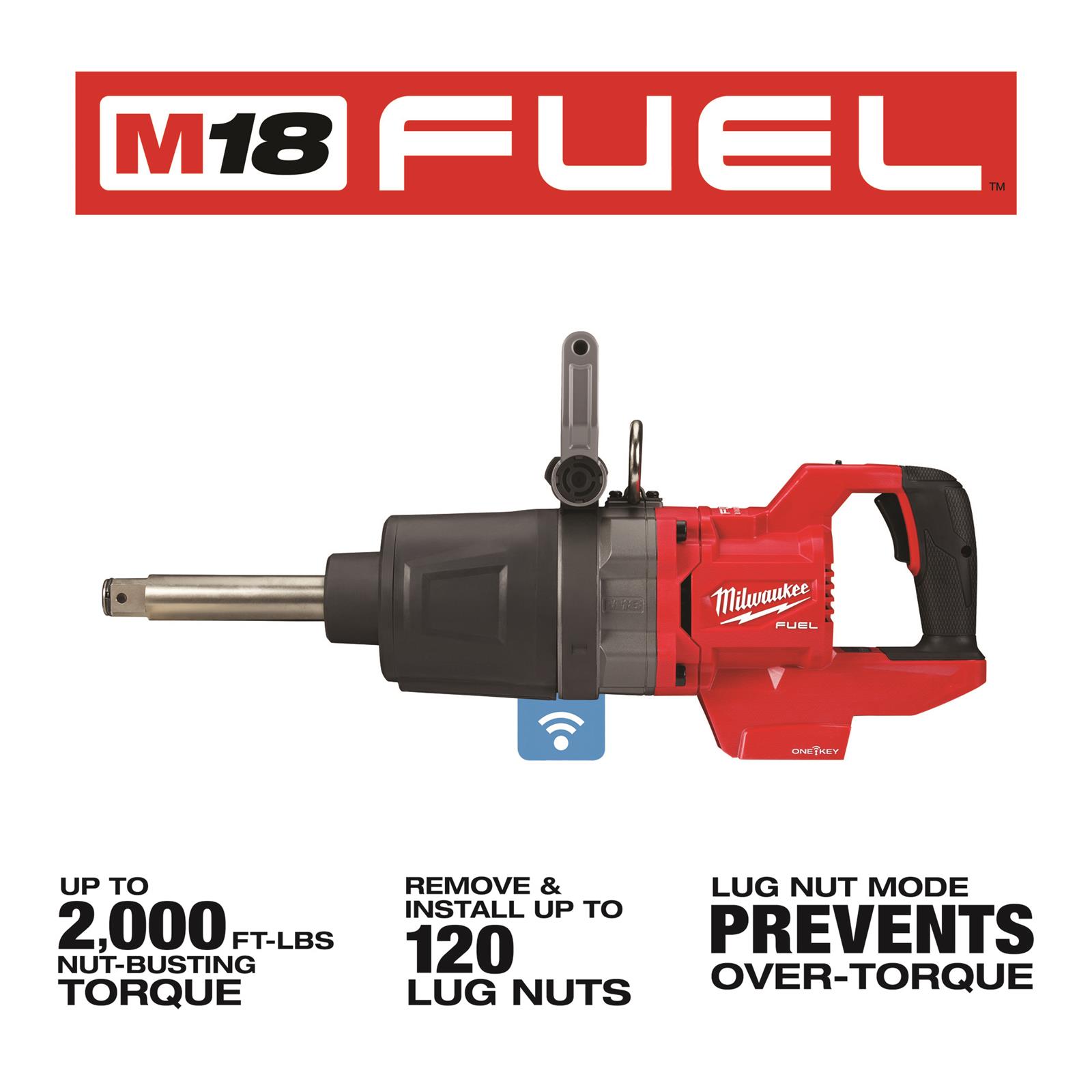 Milwaukee Tool 2869-20 Milwaukee M18 FUEL 1 in. D-Handle Extension ...