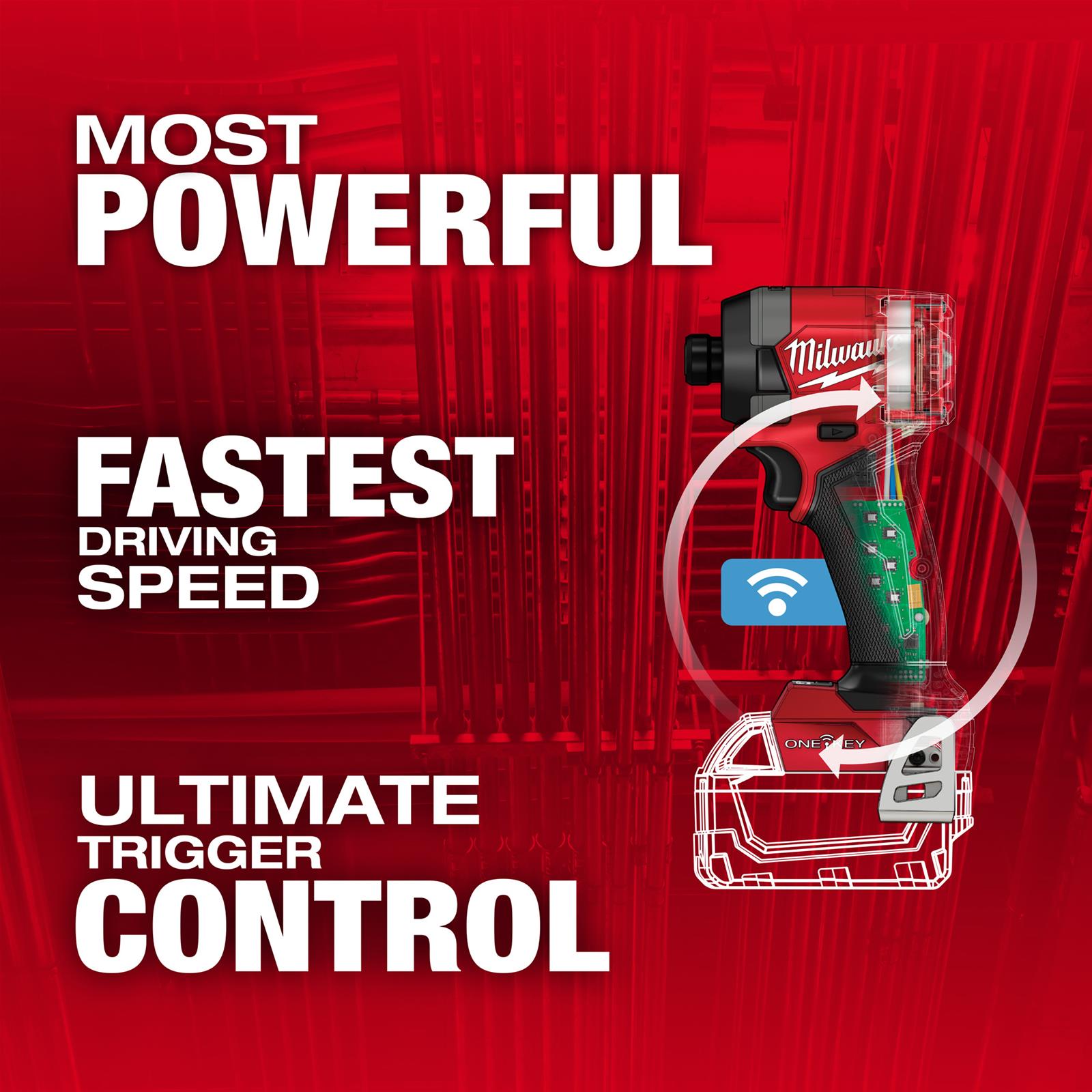 Milwaukee Tool 2957-20 Milwaukee M18 FUEL 1/4 in. Hex Impact Drivers ...