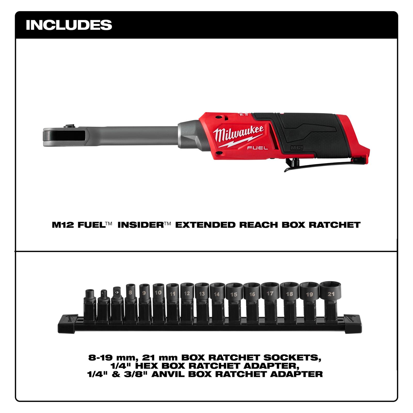 Milwaukee Tool 3050-21 Milwaukee INSIDER Box Ratchets | Summit Racing