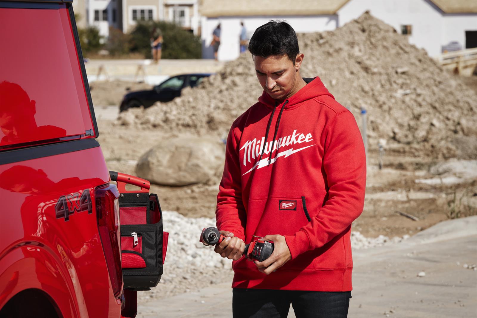Milwaukee Tool 352R-2X Milwaukee Midweight Pullover Hoodies | Summit Racing