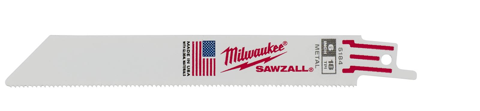 Milwaukee Tool 48-00-5184 Milwaukee SAWZALL Standard Metal Blades ...
