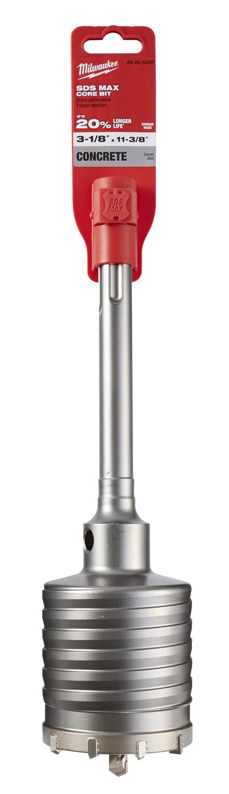 Milwaukee Tool 48-20-5420 Milwaukee SDS MAX One-Piece Core Bits ...