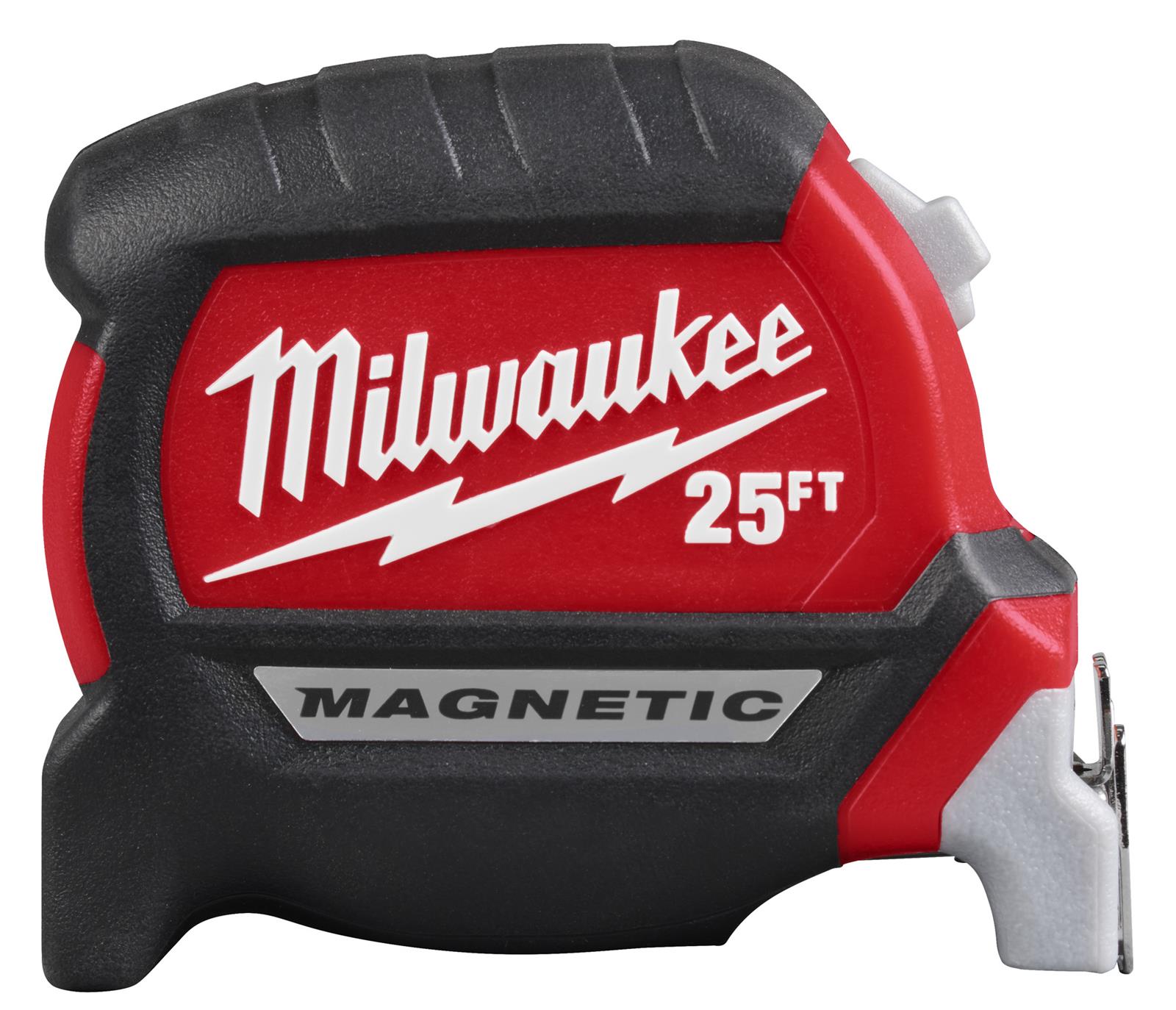 Milwaukee Tool 48-22-0327 Milwaukee 25 ft. Electrician's Compact Wide ...