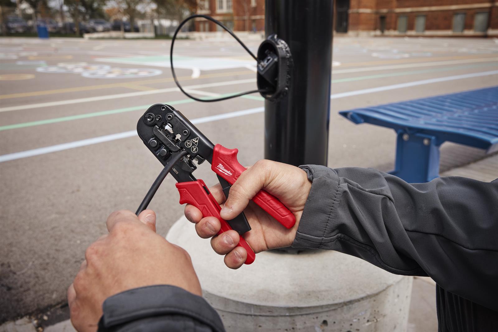 Milwaukee Tool 48-22-3076 Milwaukee Ratcheting Modular Crimper & Strippers | Summit Racing