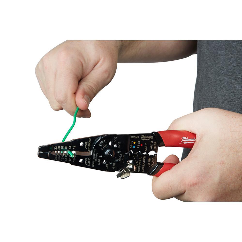 Milwaukee Tool 48-22-6579 Milwaukee Multi-Purpose Wire Strippers with ...