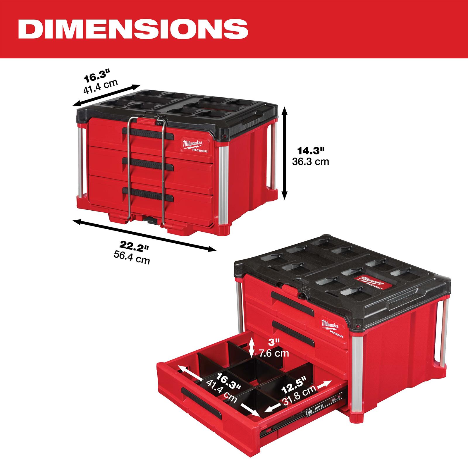 Milwaukee Tool PACKOUT-KIT Milwaukee PACKOUT Toolboxes | Summit Racing