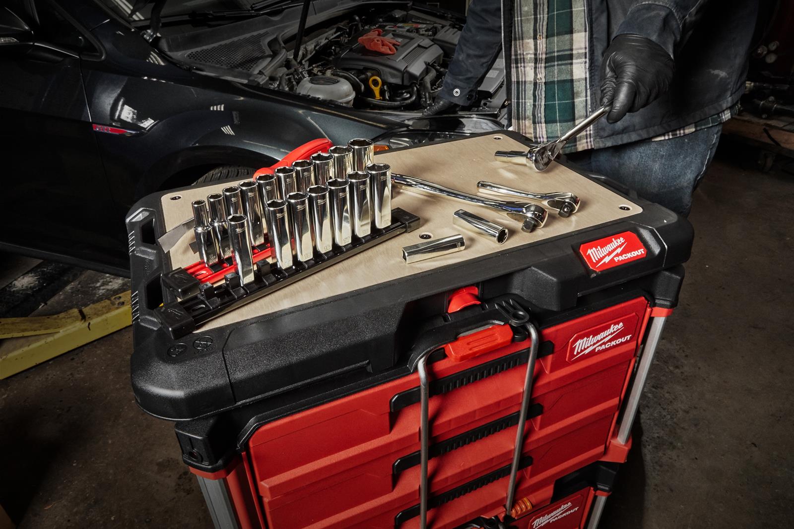 Milwaukee Tool PACKOUT-KIT Milwaukee PACKOUT Toolboxes | Summit Racing