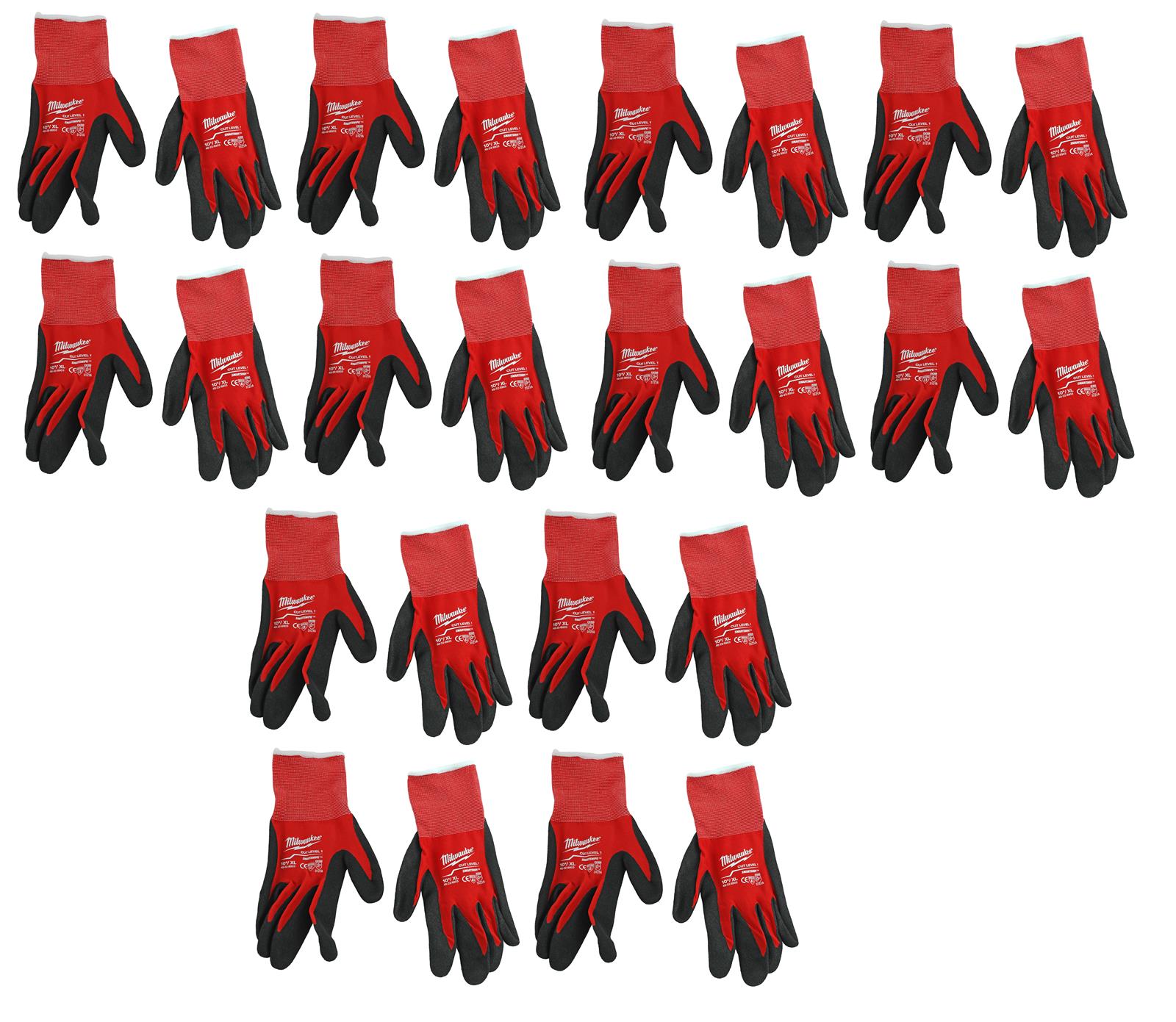 Milwaukee Tool 48-22-8903B Milwaukee Cut Level 1 Dipped Gloves | Summit ...