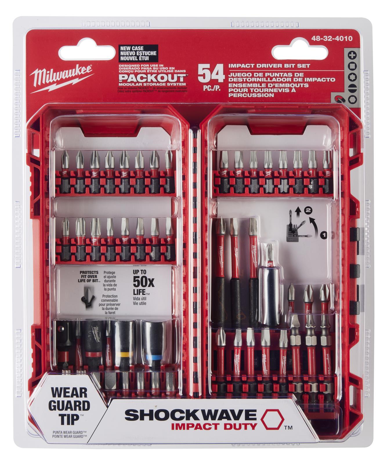 Milwaukee Tool 48-32-4010 Milwaukee SHOCKWAVE Impact Drill and Drive ...