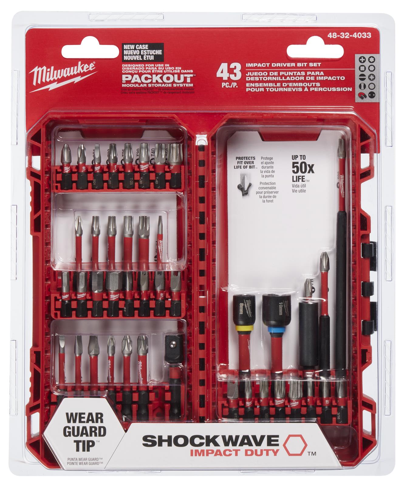 Milwaukee Tool 48-32-4033 Milwaukee SHOCKWAVE Impact Drill and Drive ...