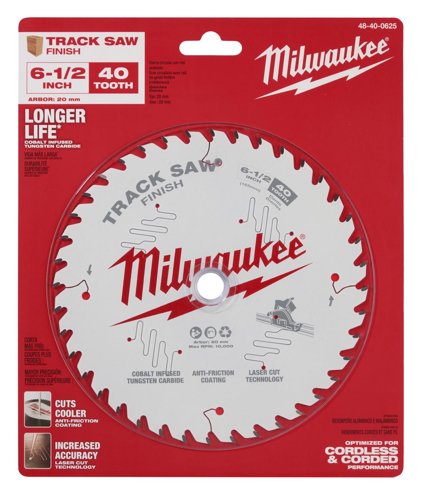 Milwaukee Tool 48-40-0625 Milwaukee Circular Saw Wood Cutting Blades ...