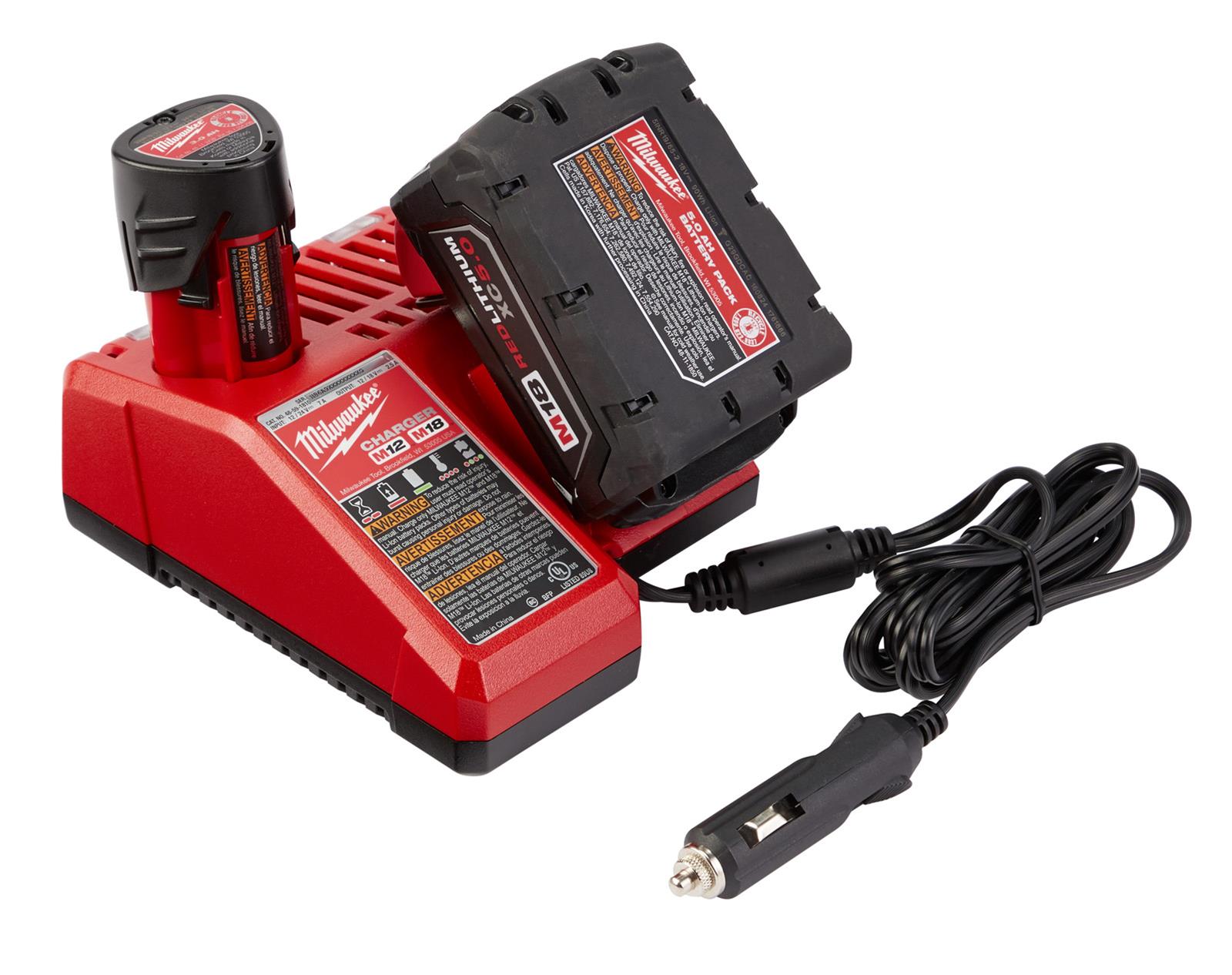 Milwaukee Tool 48-59-1810 Milwaukee M18 and M12 Vehicle Chargers ...