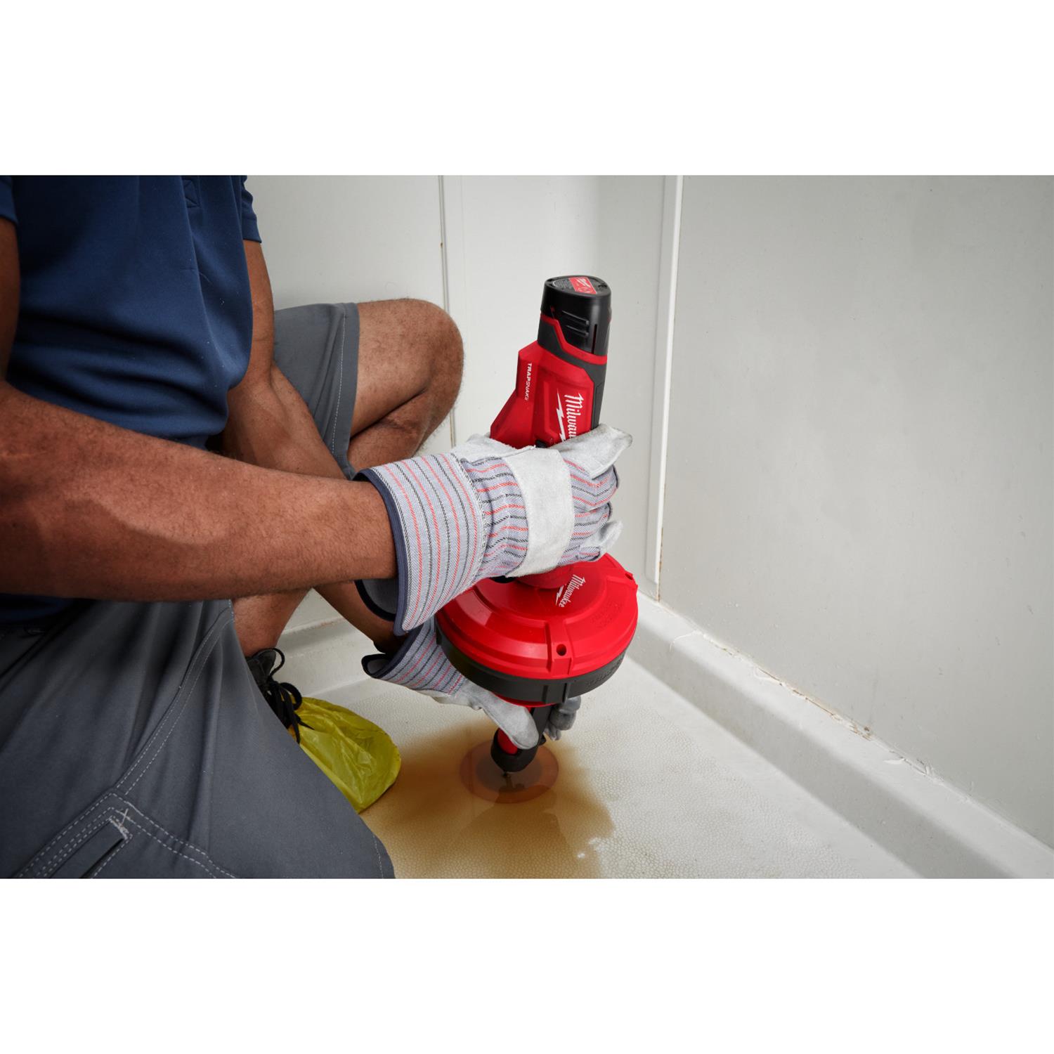 Milwaukee Tool 49-16-2573 Milwaukee TRAPSNAKE 25 ft. Augers with Cable ...