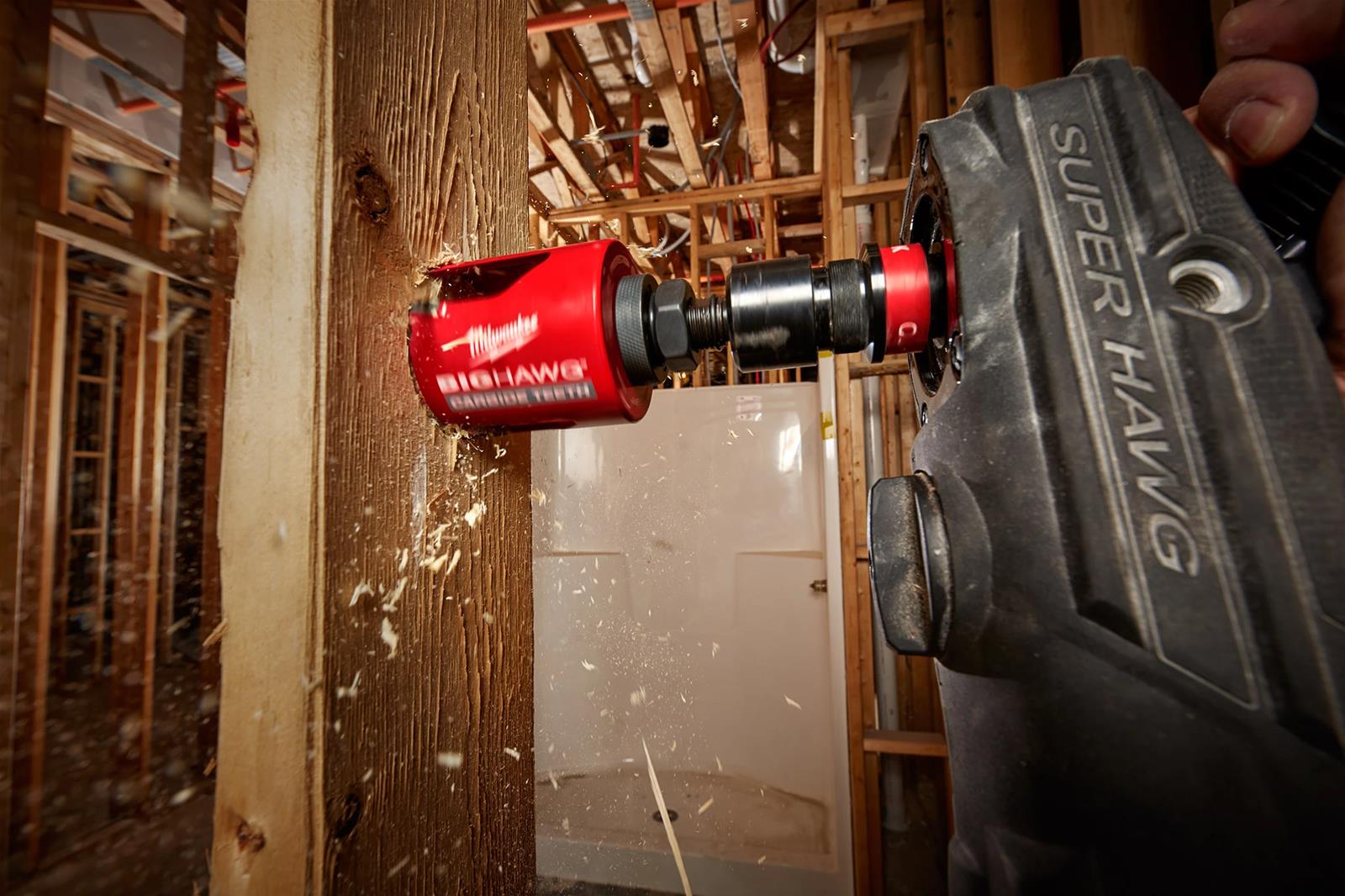 Milwaukee Tool 49-56-9295 Milwaukee Big Hawg Hole Saws with Carbide ...