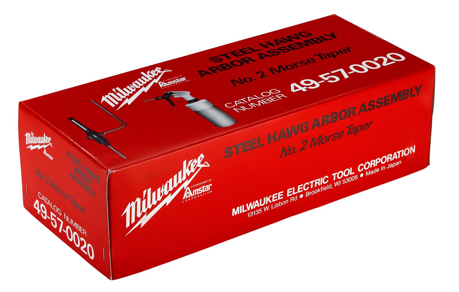Milwaukee Tool 49 57 0020 Milwaukee Morse Taper To Threaded Steel Hawg