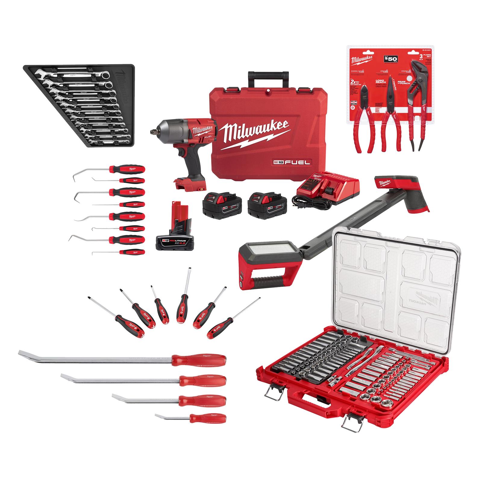 Milwaukee Tool M18-HANDTOOL Milwaukee Cordless Tool Kits | Summit Racing