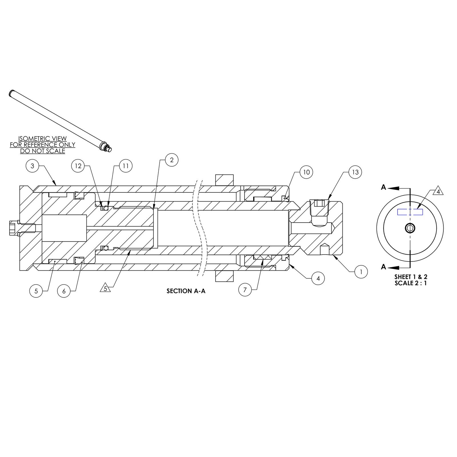 MaxJax 5502043 MaxJax Direct Drive Cylinders | Summit Racing