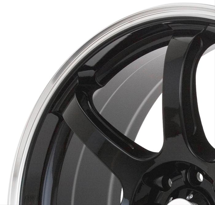 Maxxim Wheel KN77T04405 Maxxim Knight Gloss Black Wheels | Summit Racing