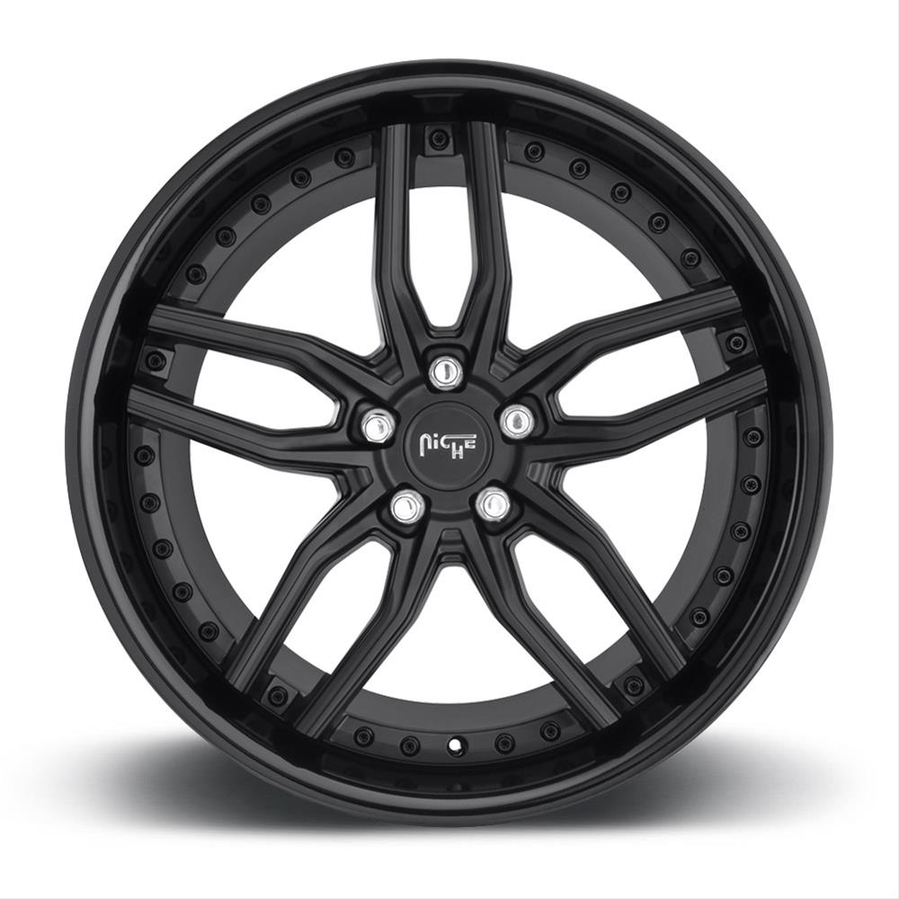 Niche Wheels M194209065+35 Niche M194 Methos Matte Black Wheels with ...
