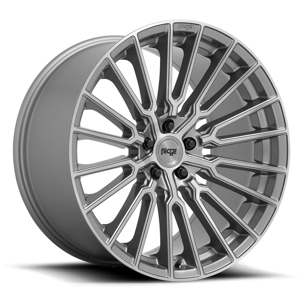 Niche Wheels M251220021+30R Niche M251 Premio Platinum Brushed Wheels ...