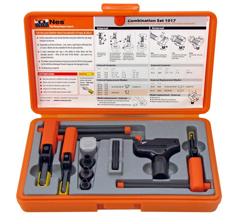 NES Thread Tool NES1017 Nes Combination Thread Repair Tool Sets ...