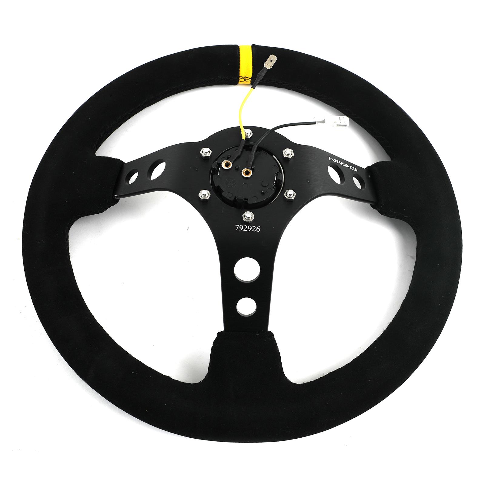 NRG Innovations RST-006S-Y NRG Deep Dish Steering Wheels with Hole ...