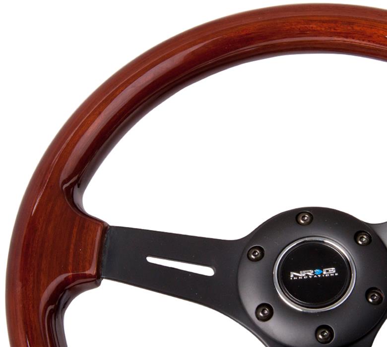NRG Innovations ST-015-1BK NRG Classic Woodgrain Steering Wheels | Summit Racing