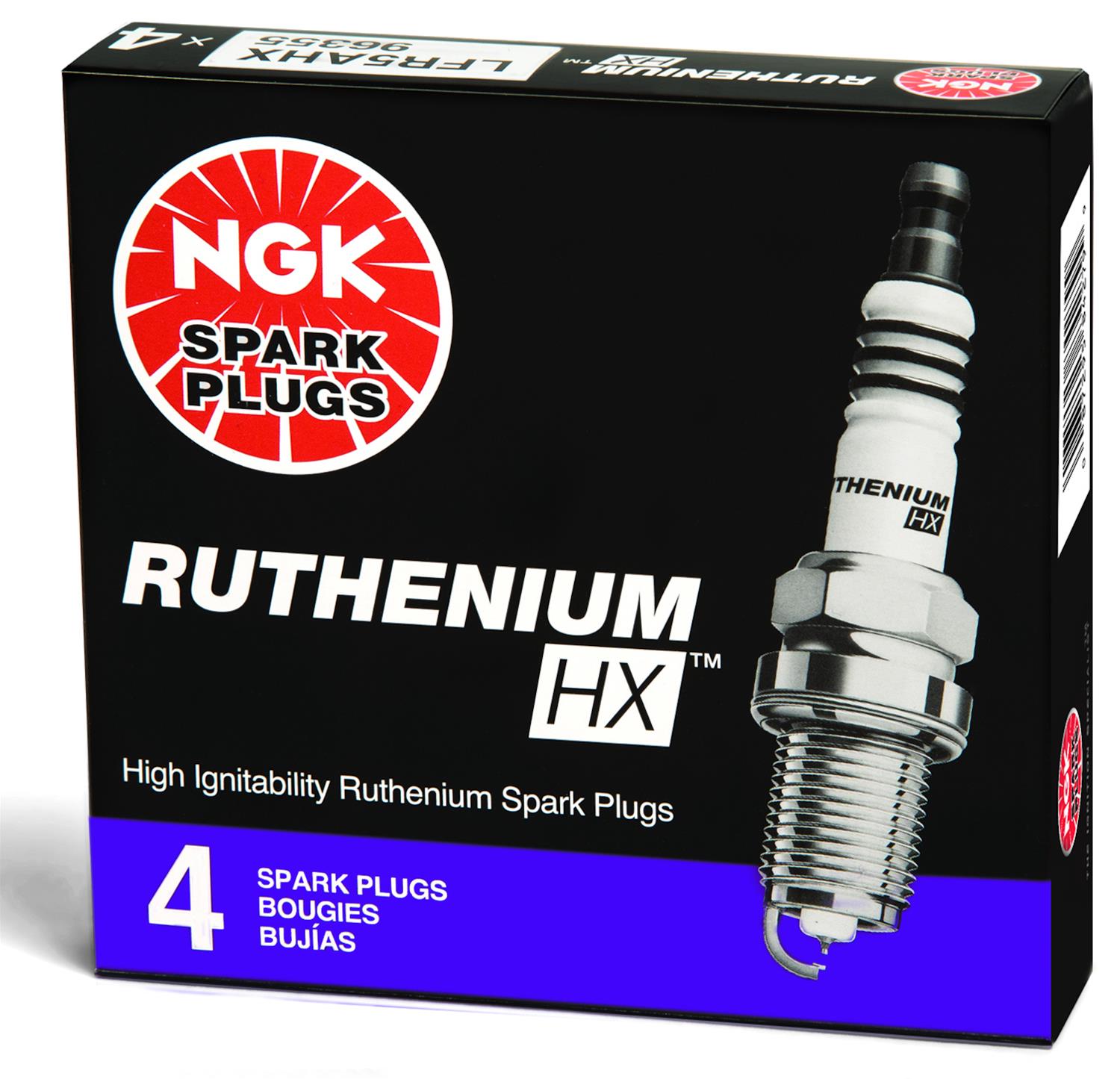 NGK Spark Plugs LTR6AHX NGK Ruthenium HX Spark Plugs | Summit Racing
