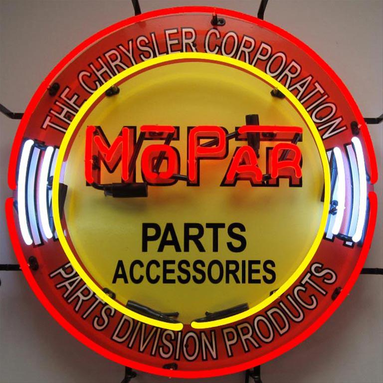 Summit Gifts 5MPRCR Mopar Parts Neon Sign | Summit Racing
