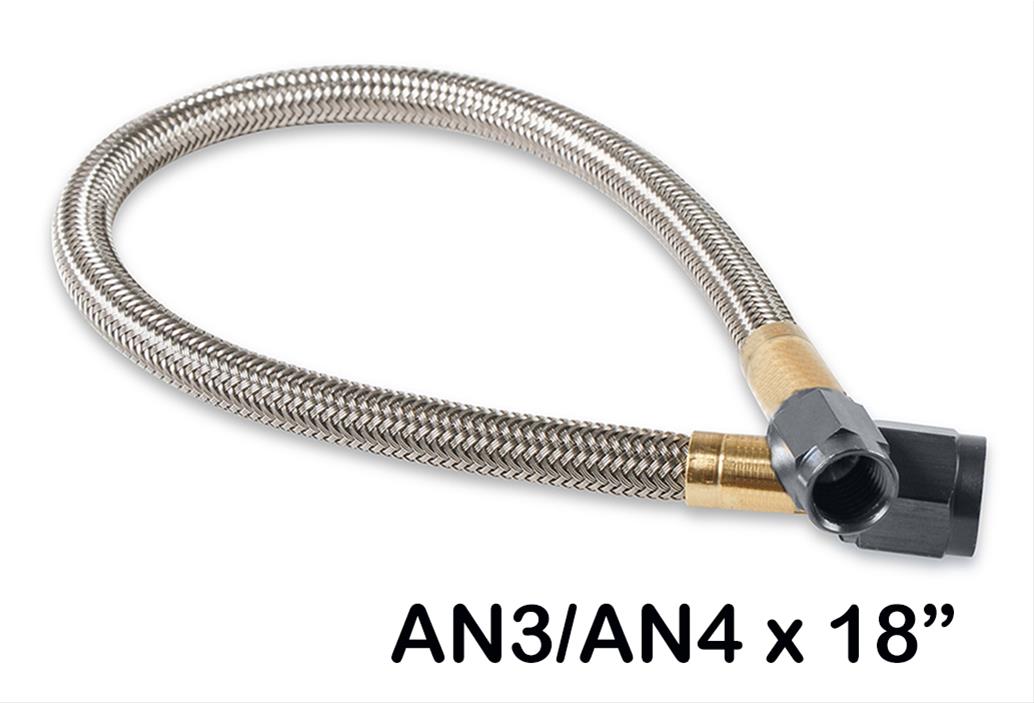 Nitrous Oxide Systems (NOS) 15345BNOS NOS Stainless Steel Braided Hoses ...