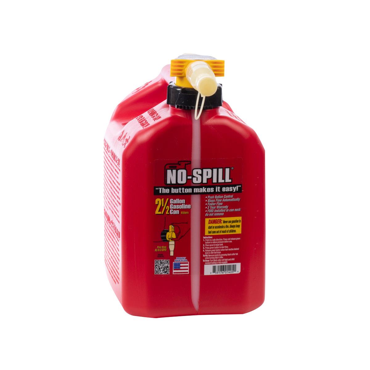 No Spill 1405 No-Spill Gasoline Cans | Summit Racing
