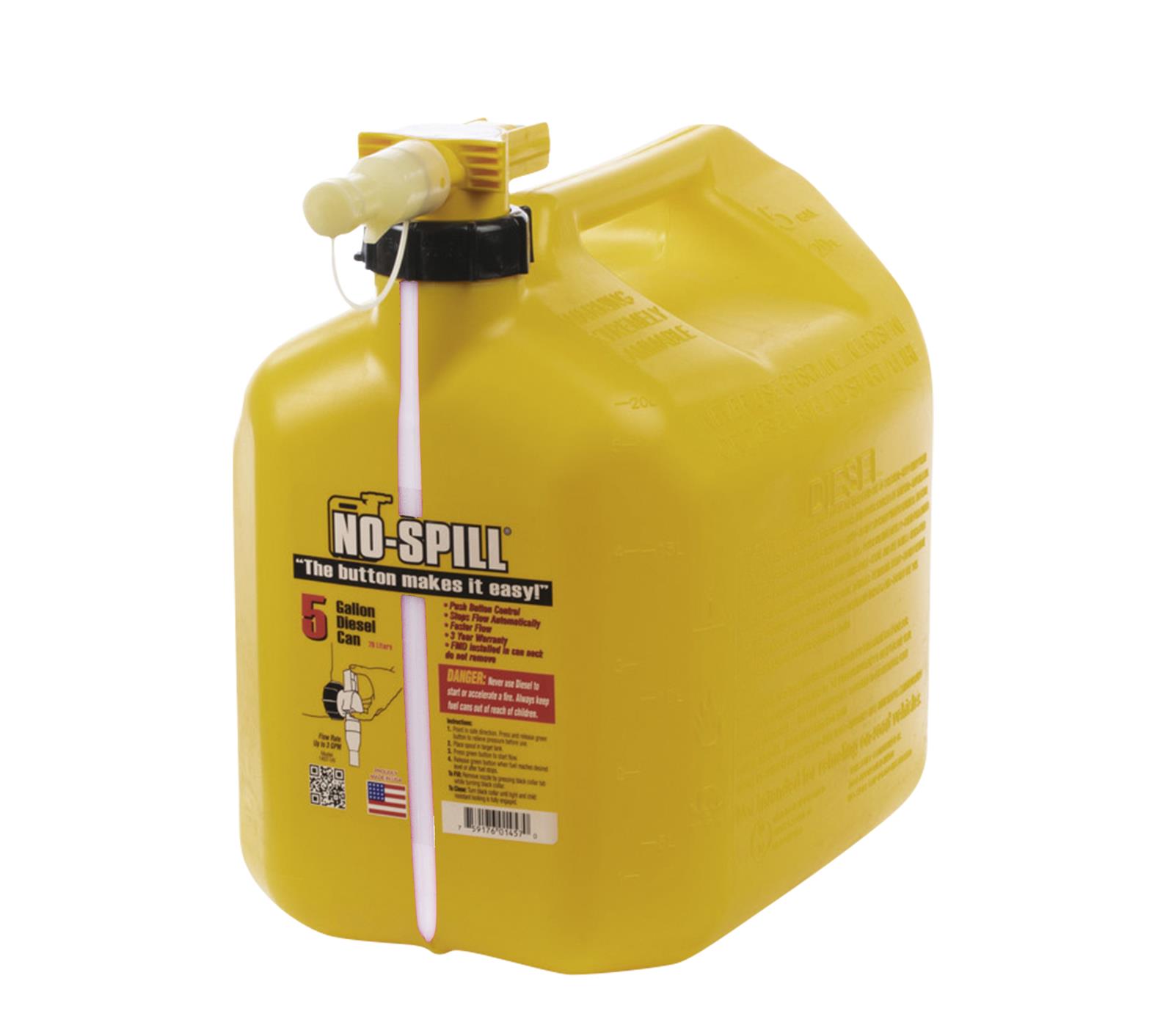 No Spill 1467 No-Spill Diesel Cans | Summit Racing