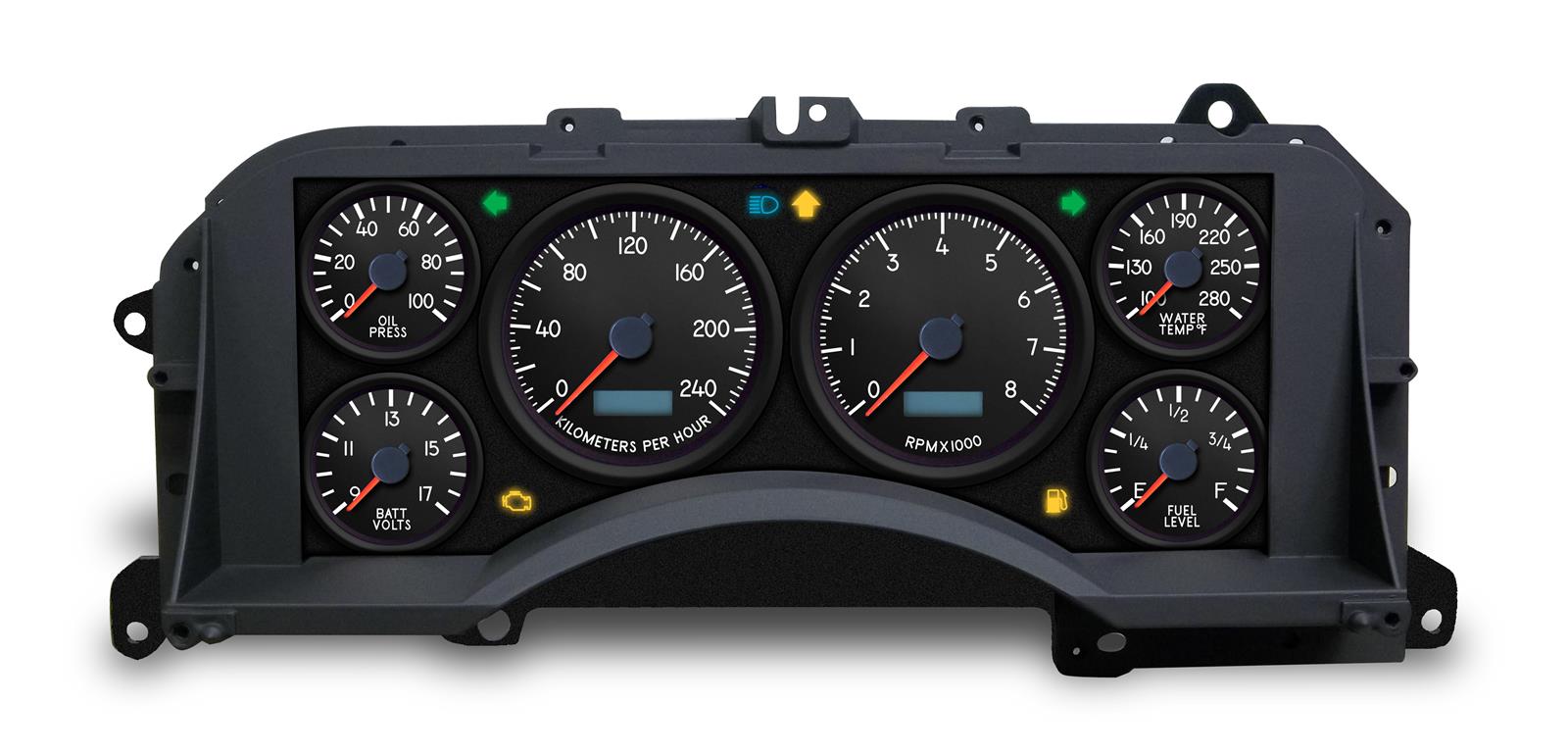NVU Inc 87411-01M New Vintage USA 1979-93 Mustang Gauge Packages ...