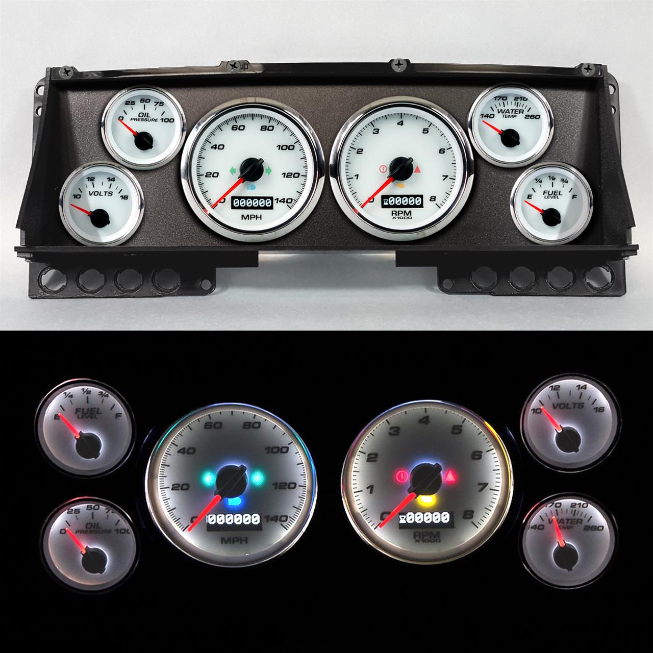 NVU Inc 88101-03 New Vintage USA 1987-91 Ford Truck Gauge Packages ...