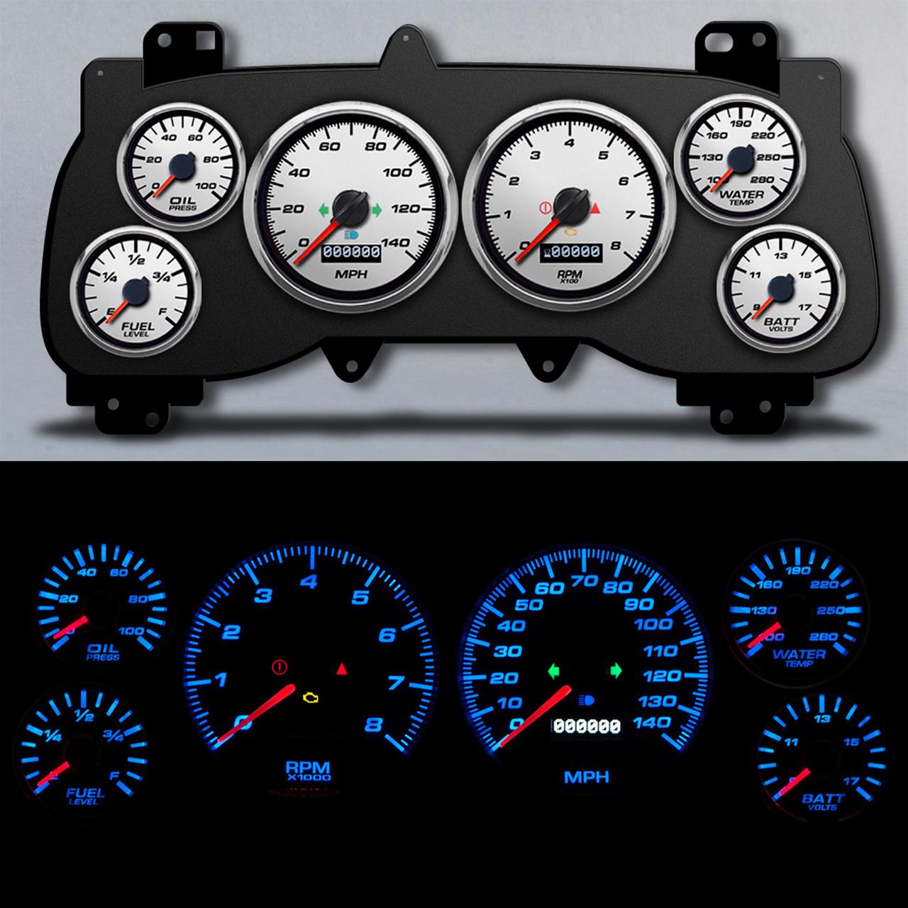 NVU Inc 99021-03 New Vintage USA 1999-2001 Dodge Ram Gauge Packages ...