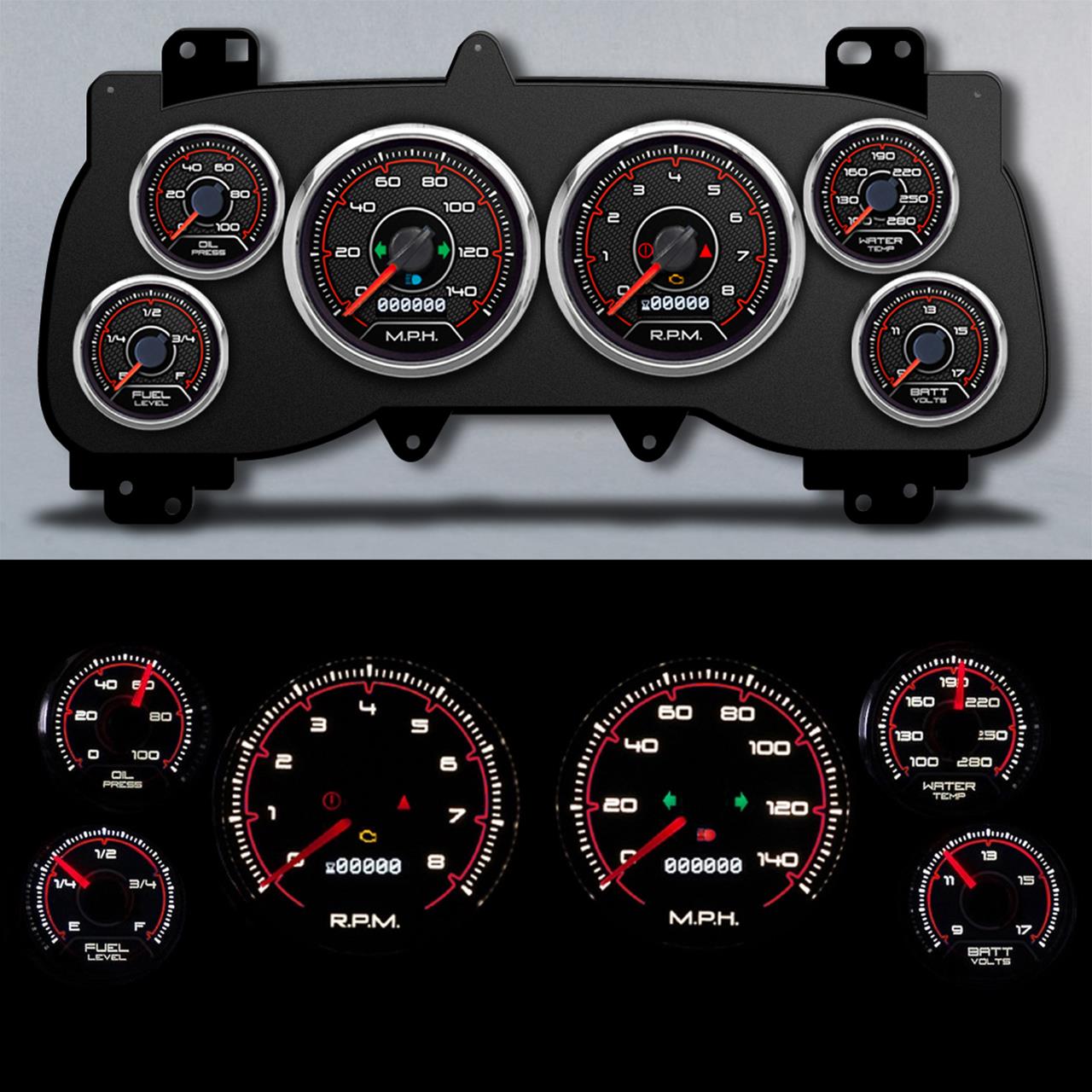 NVU Inc 99201-01 New Vintage USA 1999-2001 Dodge Ram Gauge Packages ...