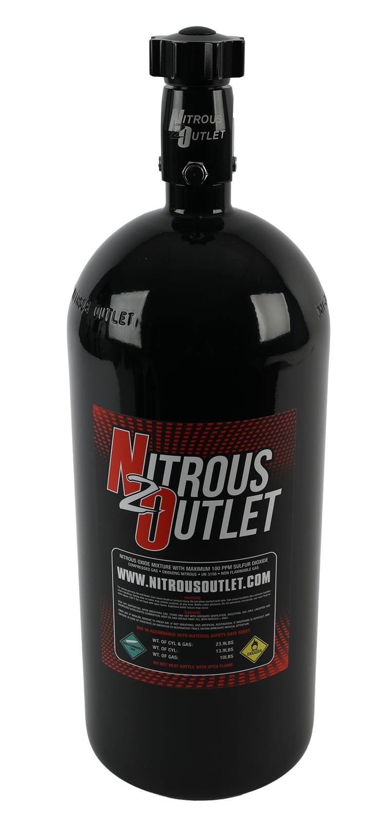 Nitrous Outlet 00-30140 Nitrous Outlet Nitrous Oxide Bottles | Summit ...