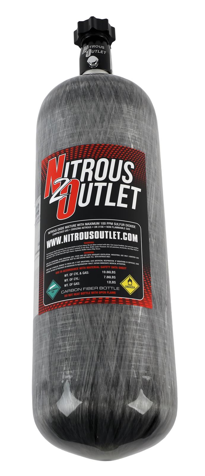 Nitrous Outlet 00-30145 Nitrous Outlet Nitrous Oxide Bottles | Summit ...