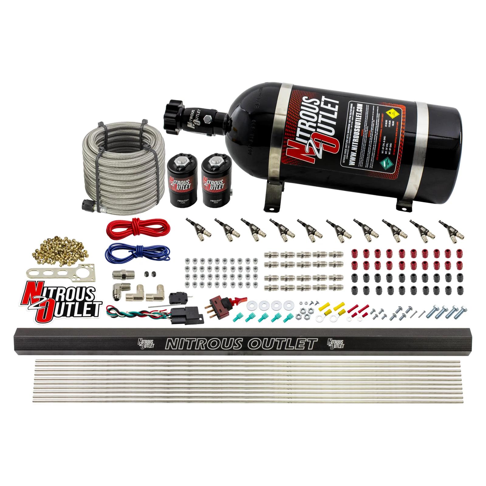 Nitrous Outlet 00-10494-R-10 Nitrous Outlet Direct Port Nitrous Systems ...
