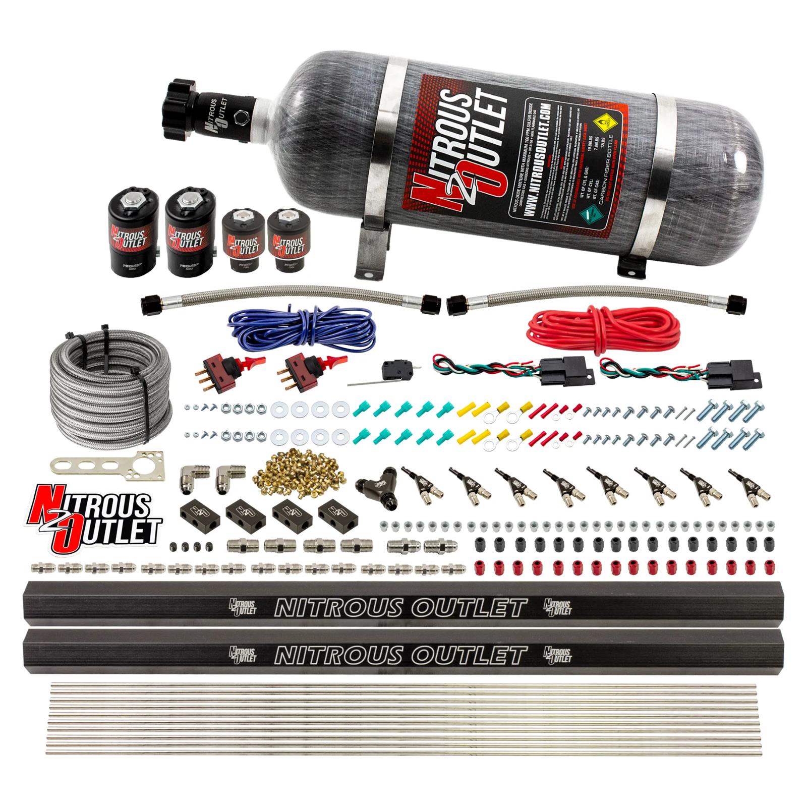 Nitrous Outlet 00-10362-R-DS-12 Nitrous Outlet Direct Port Nitrous ...