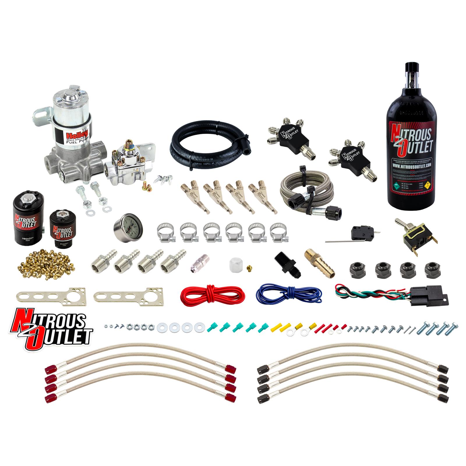 Nitrous Outlet 50-10200-2.5 Nitrous Outlet Powersports Pro-Mod Nitrous ...