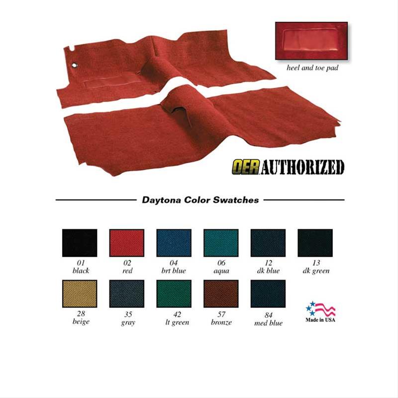 OER TF102401 OER Authorized Molded Carpet Kits | Summit Racing