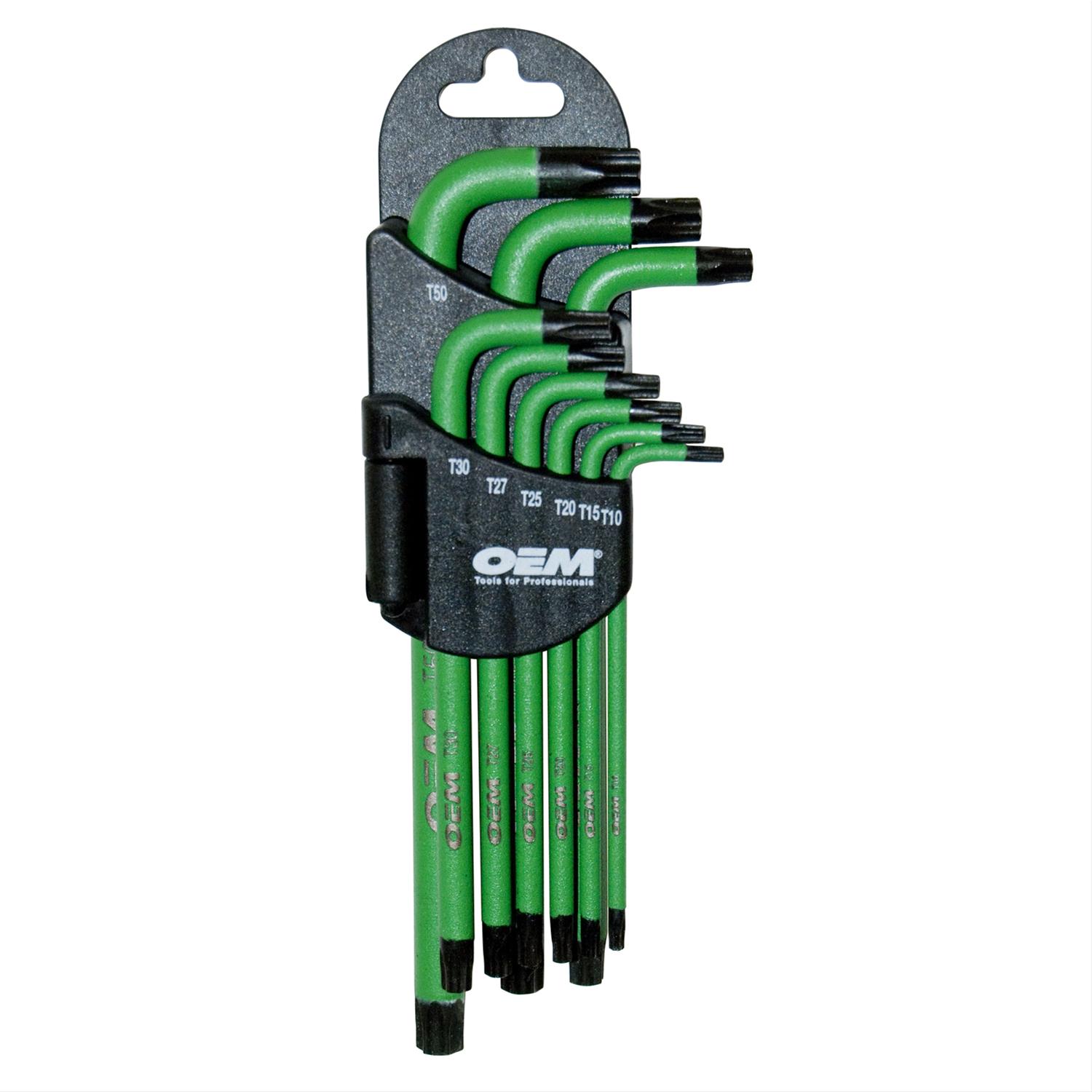 OEMTools 24262 OEM Automotive Tools 9-Piece Long Magnetic Star Key Sets ...