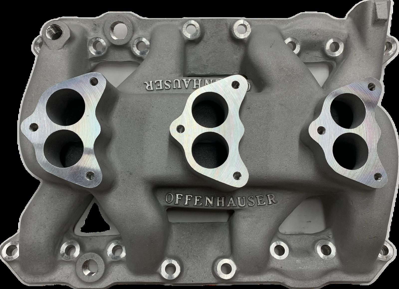 Offenhauser 3372 Offenhauser Triple Manifold Intake Manifolds | Summit ...