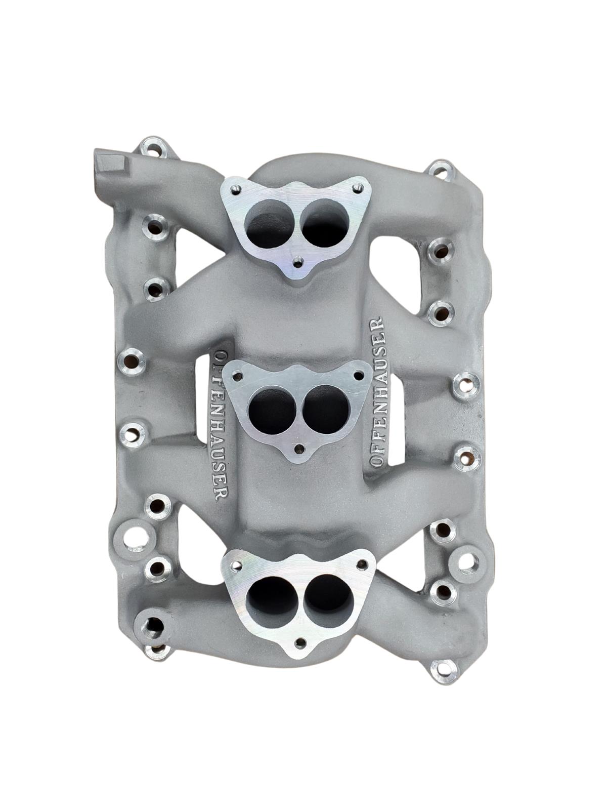 Offenhauser 3372 Offenhauser Triple Manifold Intake Manifolds | Summit ...