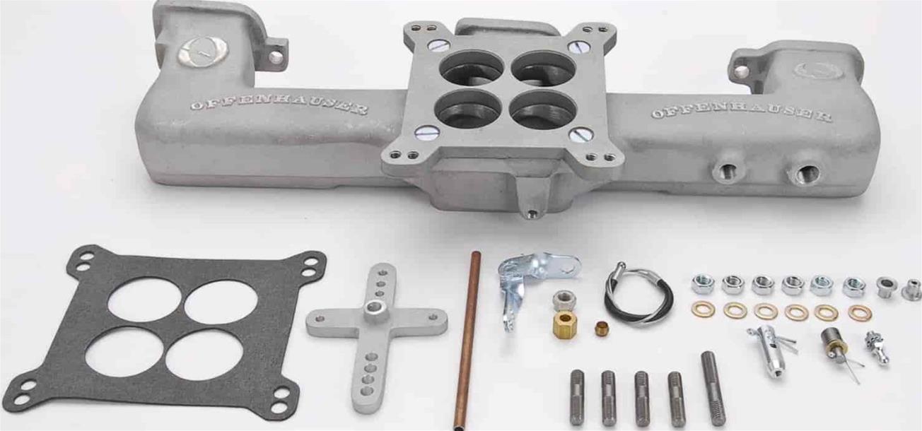 Offenhauser 5416 Offenhauser Single-Quad Intake Manifolds | Summit Racing