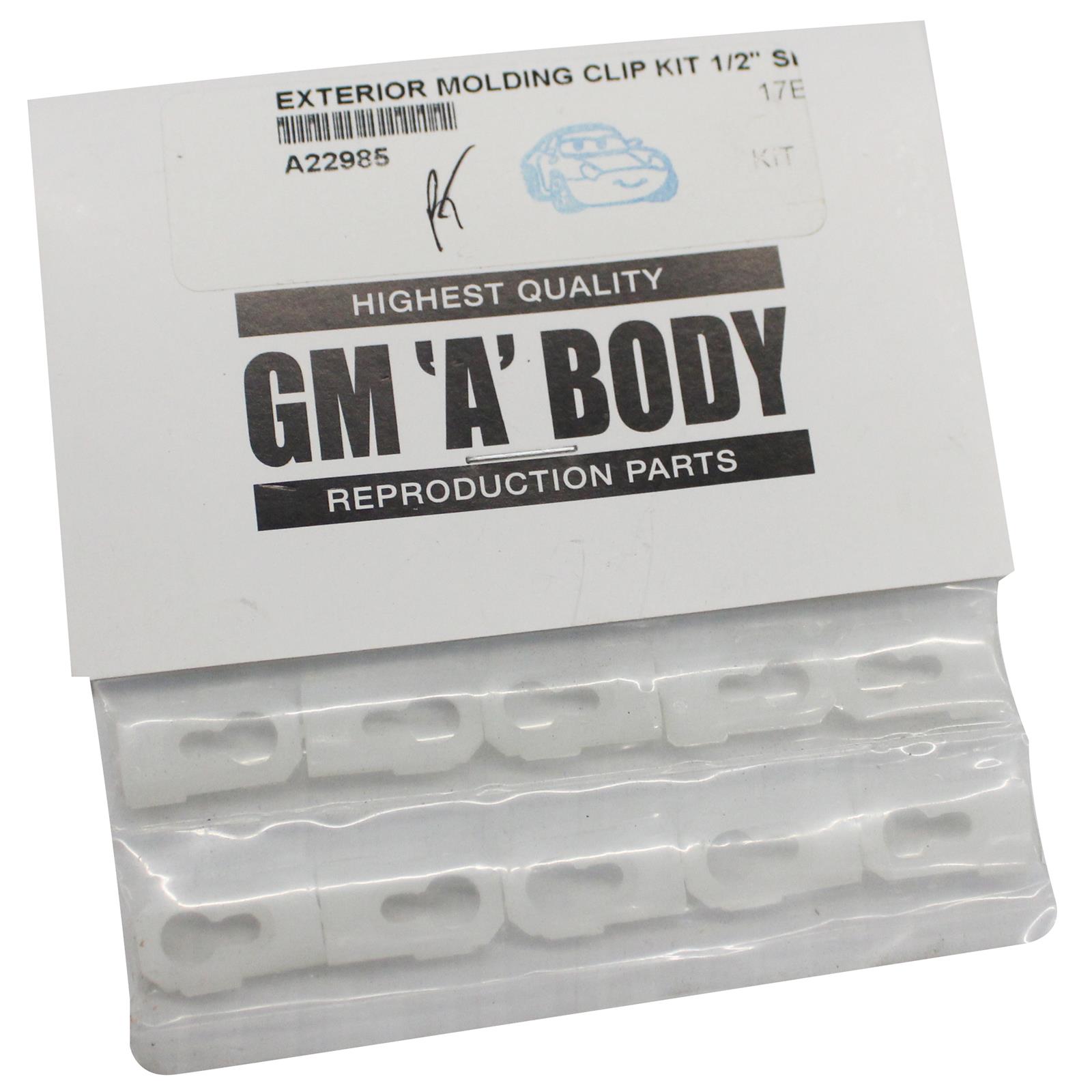 RESTOPARTS Supplied A22985 RESTOPARTS® Manufactured Body Molding Clips ...