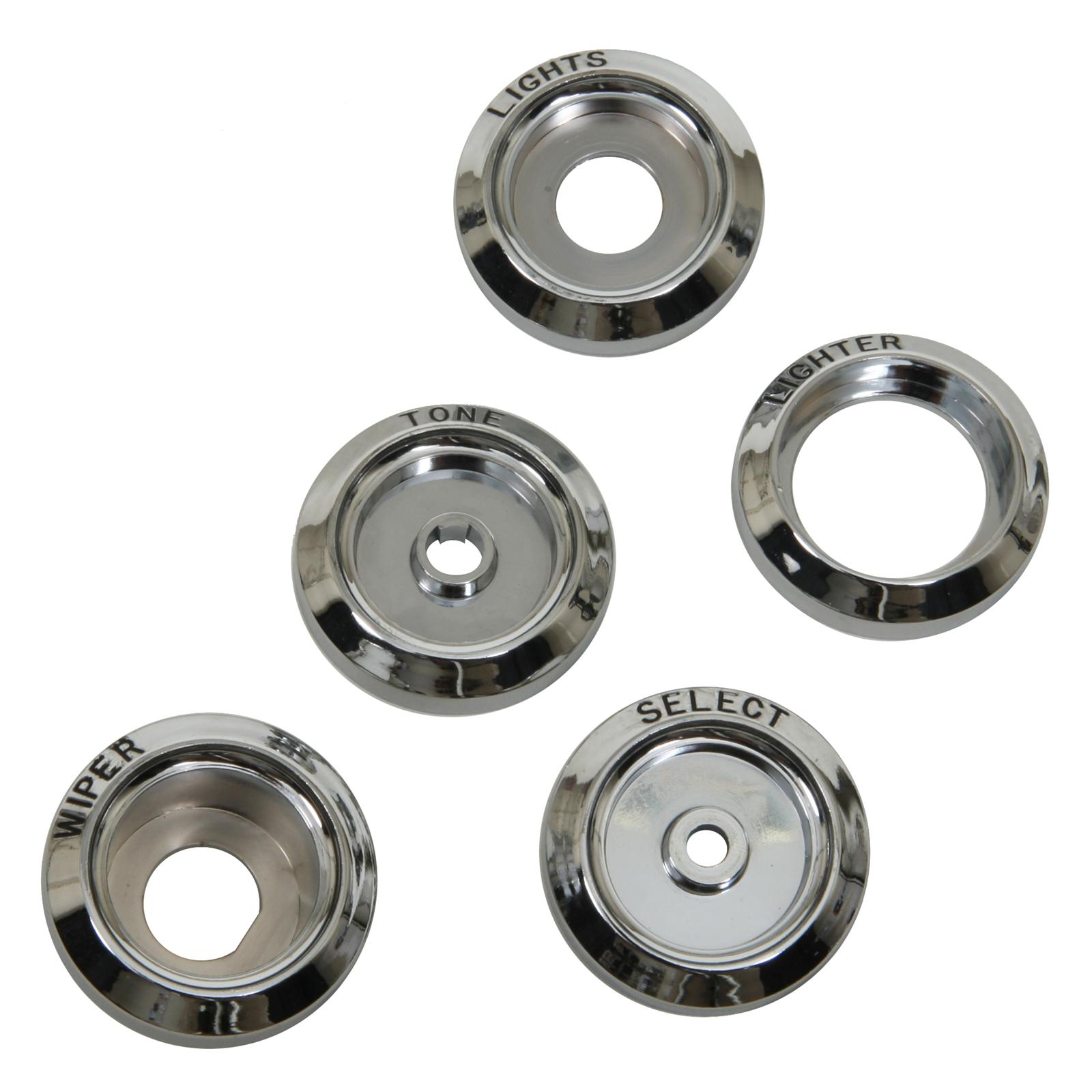 RESTOPARTS Supplied GTD0026 RESTOPARTS® Supplied Dash Knob Bezels ...