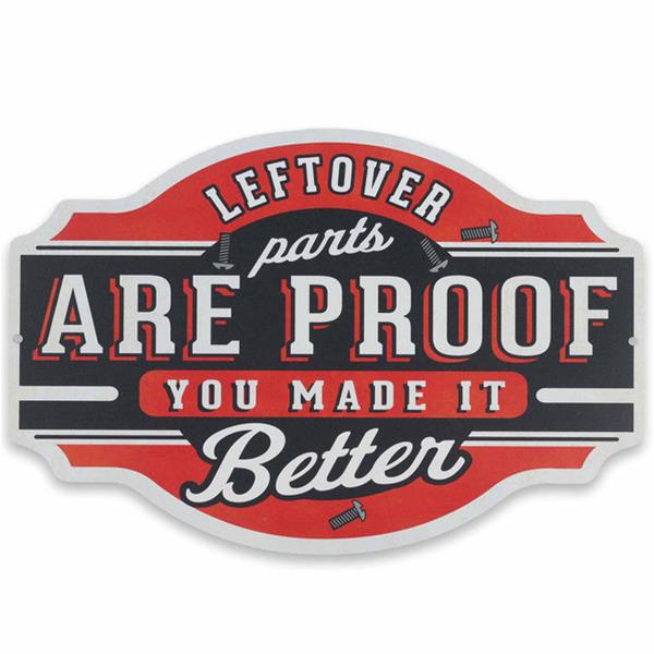 Summit Gifts 90193256 Leftover Parts Metal Sign | Summit Racing